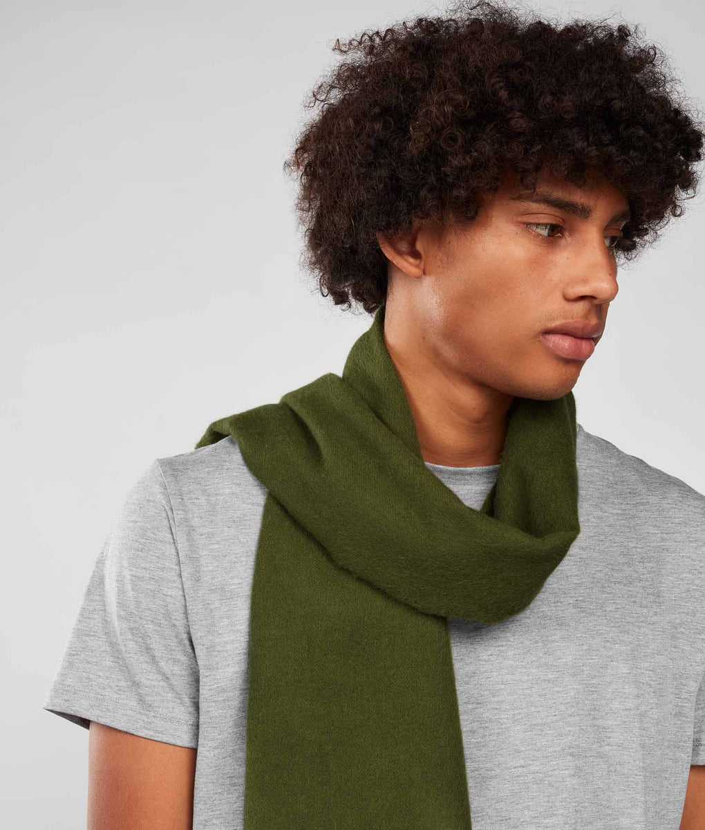 Long Brushed Scarf - Forest Elf – Patapampa USA